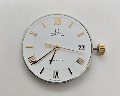 Mint Omega Automatic Watch movement Cal 1108 + dial and hands- Working ...