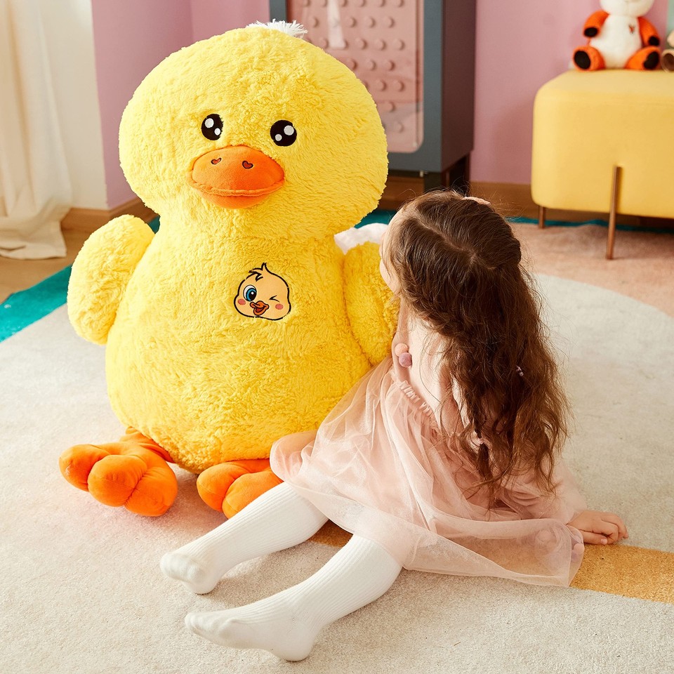 Large Duck Stuffed Animals Giant Soft Plush Toy,19" Cute Huge Jumbo ...