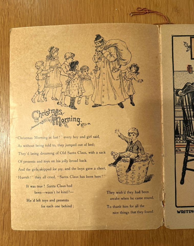 Rare Antique 1900 "Christmas Time" by Charles E Graham & Co Children's ...