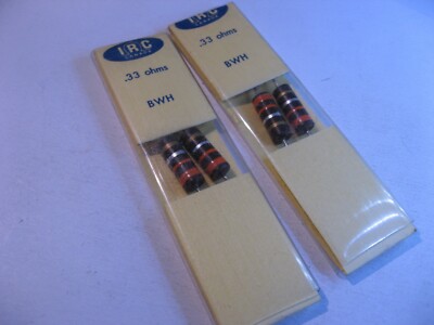 Resistor 1W .68 Ohm R68 5% IRC Carbon Composition - NOS Qty 4 | eBay