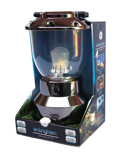 GE Outdoor Camping Enbrighten LED Lantern | 350 Lumens | 360º 50ft ...