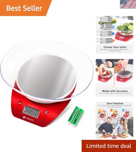 All-in-One Food Kitchen Scale with Tare Function & Auto Shut-Off - 11lb ...