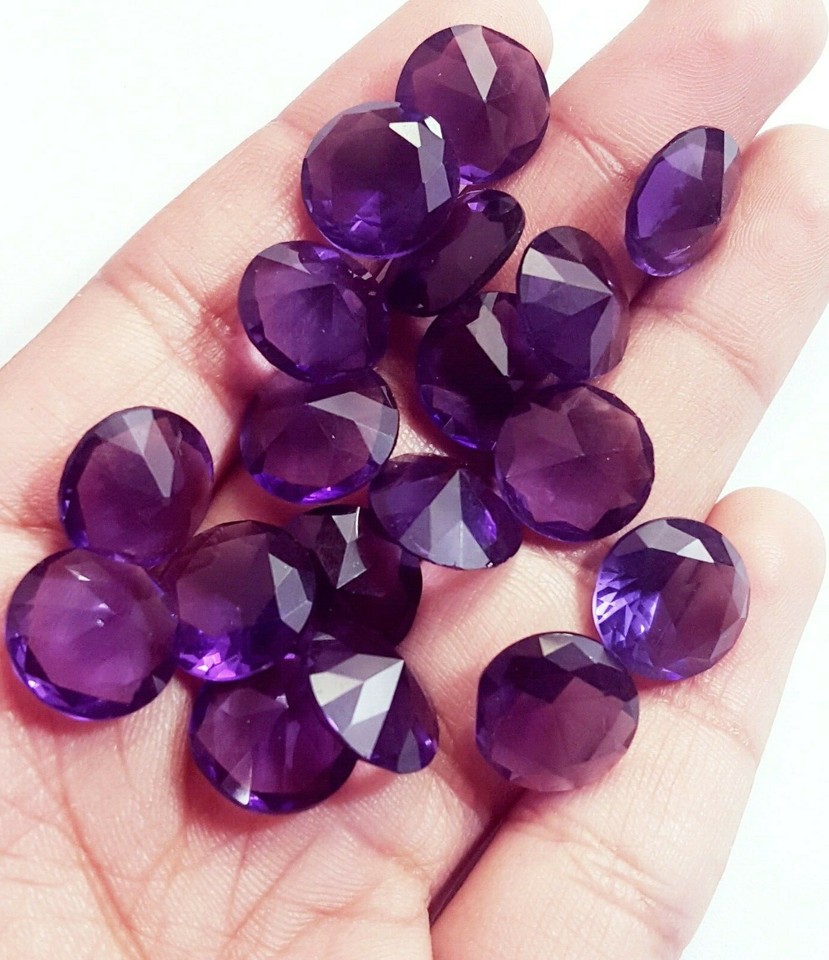 Violet Topaze 80.15 Cts / 18 Pièces Lot MM Taille Ample Pierre ...
