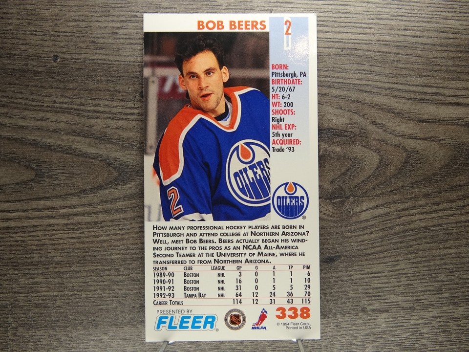 1993-94 PowerPlay #338 Bob Beers | eBay