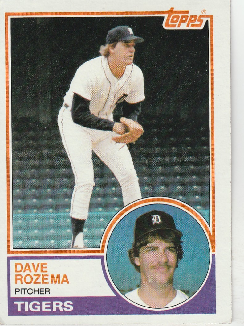 FREE SHIPPING-VG-1983 (TIGERS) Topps #562 Dave Rozema | eBay