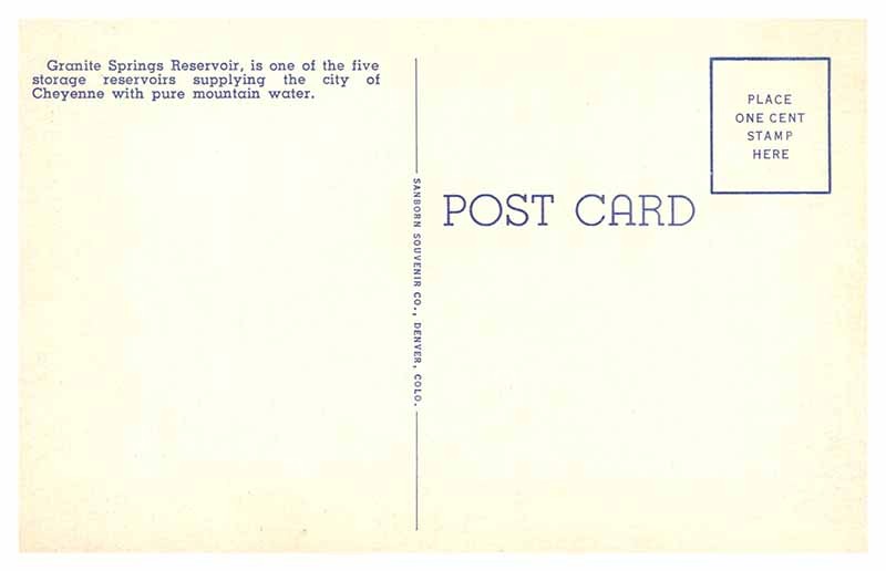 Postcard WATER SCENE State of Wyoming WY AR9207 | eBay