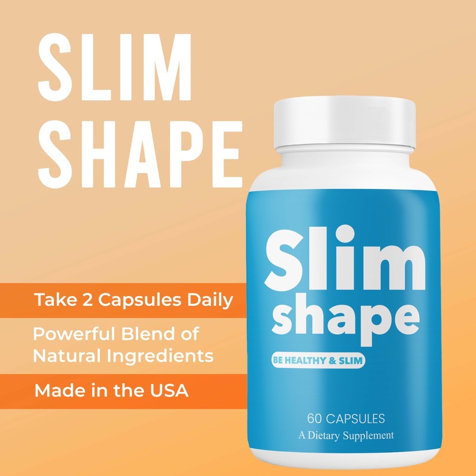 (2 Pack) Slim Shape Pills for Weight Loss, Advanced SlimShape Fat Burner Formula | eBay