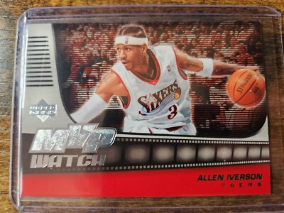 2006-07 Upper Deck Allen Iverson MVP Watch #MVP-AI Philadelphia 76ers ...