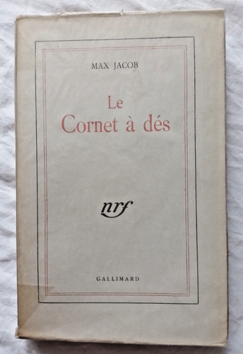 Le Cornet à dés par Max Jacob ed Gallimard 1945 | eBay