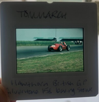 F1 TOM MARCH ORIGINAL SLIDE MIKE HAWTHORN BRITISH GP SILVERSTONE ...