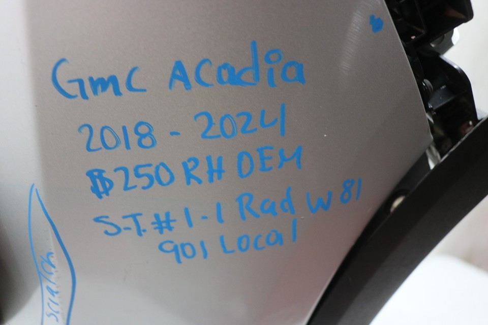 2018 2019 2020 2021 2022 2023 2024 GMC ACADIA RIGHT SIDE FENDER OEM | eBay
