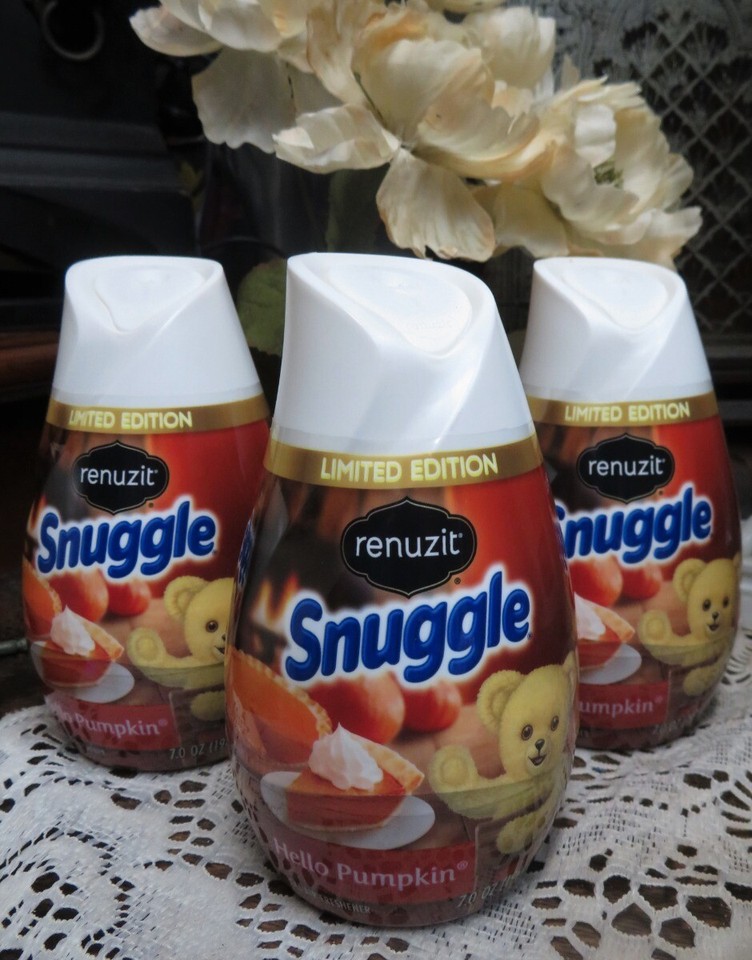 3 Renuzit Snuggle Hello Pumpkin Limited Edition Gel Air Fresheners 7oz | eBay