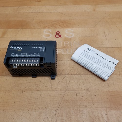 Direct Logic D0-05DD-D Sinking Input/Output PLC Module, 8-Point IN, 6 ...