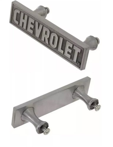 NWT 4” CHEVROLET Truck Logo Garage Chevy Shop I.D. Steel Metal DRAWER ...