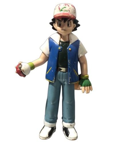 Pokemon Vintage 1998 TOMY Ash Ketchum Trainer Action Figure Toy 4.5" | eBay
