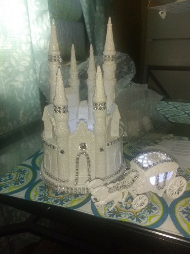 Lighted Cinderella Castle Wedding Cake Topper for sale online | eBay