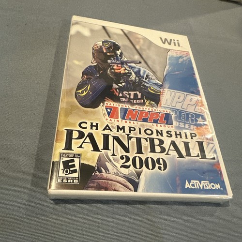 New / Sealed Wii NPPL Championship Paintball Game Nintendo Wii ...