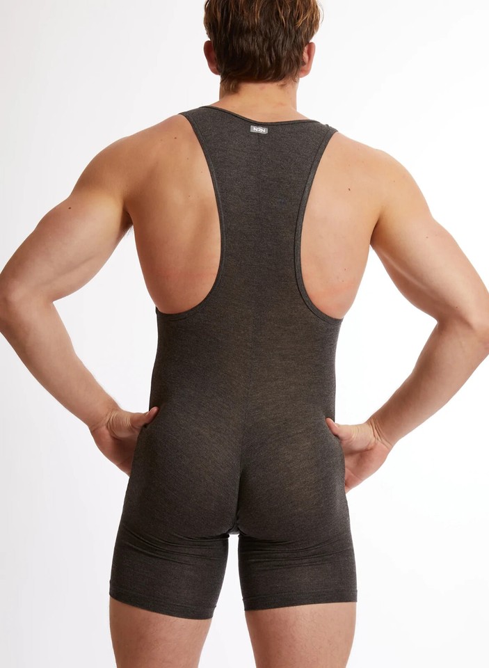 N2N Bodywear Men charcoal Grey sleeper lounge singlet size M L XL | eBay