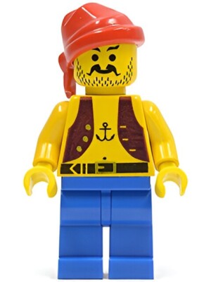 Lego Pirate Anchor Dark Purple Vest 6281 6289 6290 Pirates I Minifigure ...