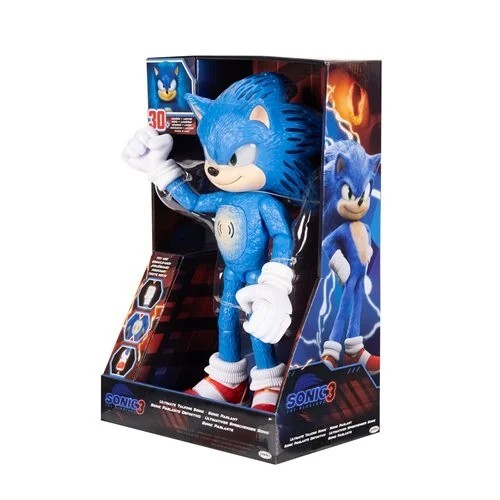 Sonic The Hedgehog 3 Movie Ultimate Talking Sonic 12-Inch Action Figure ...