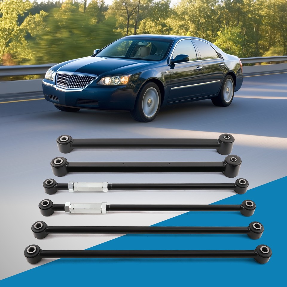 6pcs Suspension Rear Trailing Arms Lateral Links for Chevy Impala Olds ...