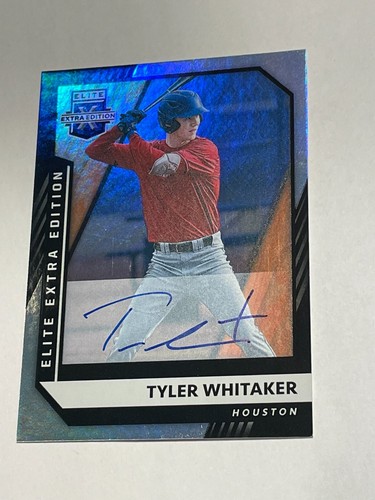 Tyler Whitaker - 2021 Panini Elite Extra Edition #87 Autograph ON-CARD ...
