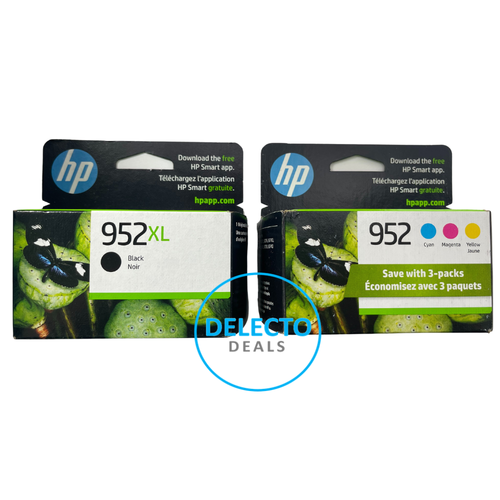 GENUINE 4-PACK HP 952XL Black & 952 Color Ink OFFICEJET PRO 8710 SEALED ...