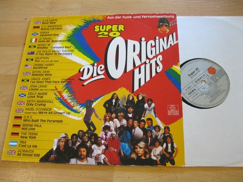 LP Die Original Hits Super 20 River Blue Kelly Marie Trix Vinyl Ariola ...