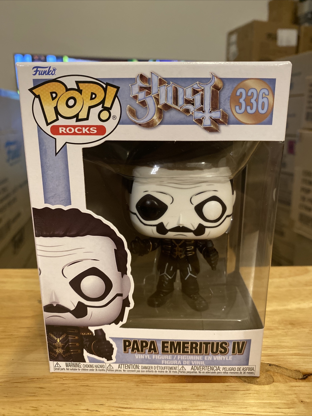 FUNKO POP! ROCKS: Ghost Papa Emeritus IV #336 In Stock Ships Now ...