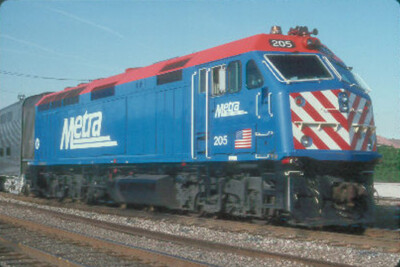 METRA 205 F-40PH-2M --- Original Slide T2-9 | eBay