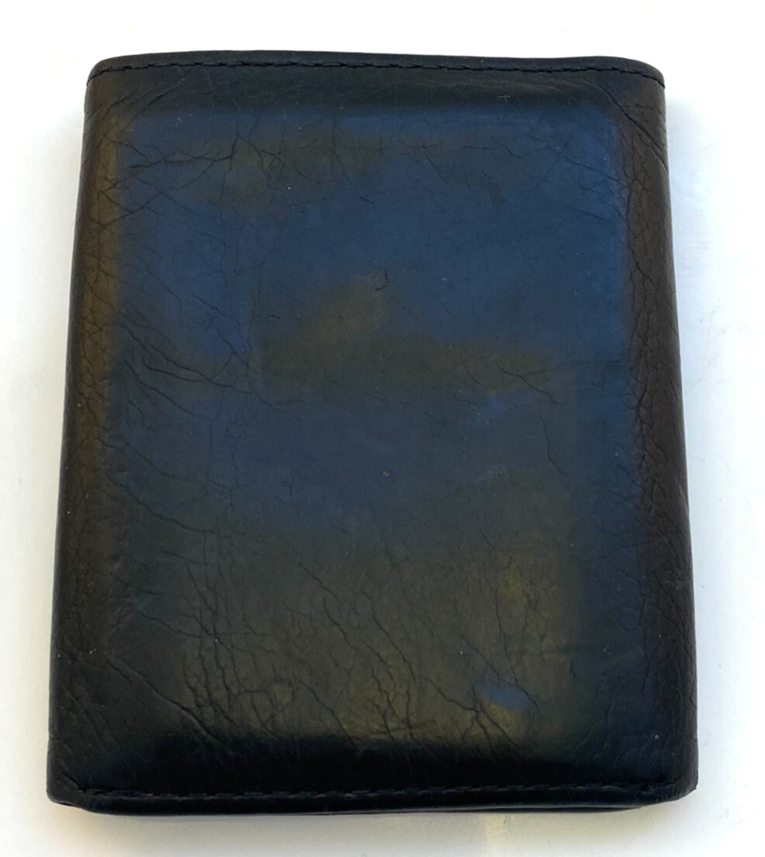 Bifold Wallet Rolf's Black Leather New Old Stock | eBay