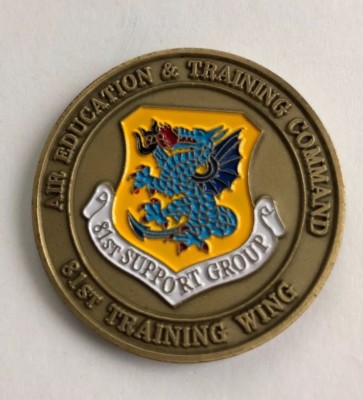 81st Support Group Commander's Coin for Excellence B19 | eBay