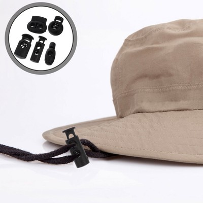 100 Pcs Zipper Stops Drawstring Rope Toggle Spring Plastic Pig Nose ...