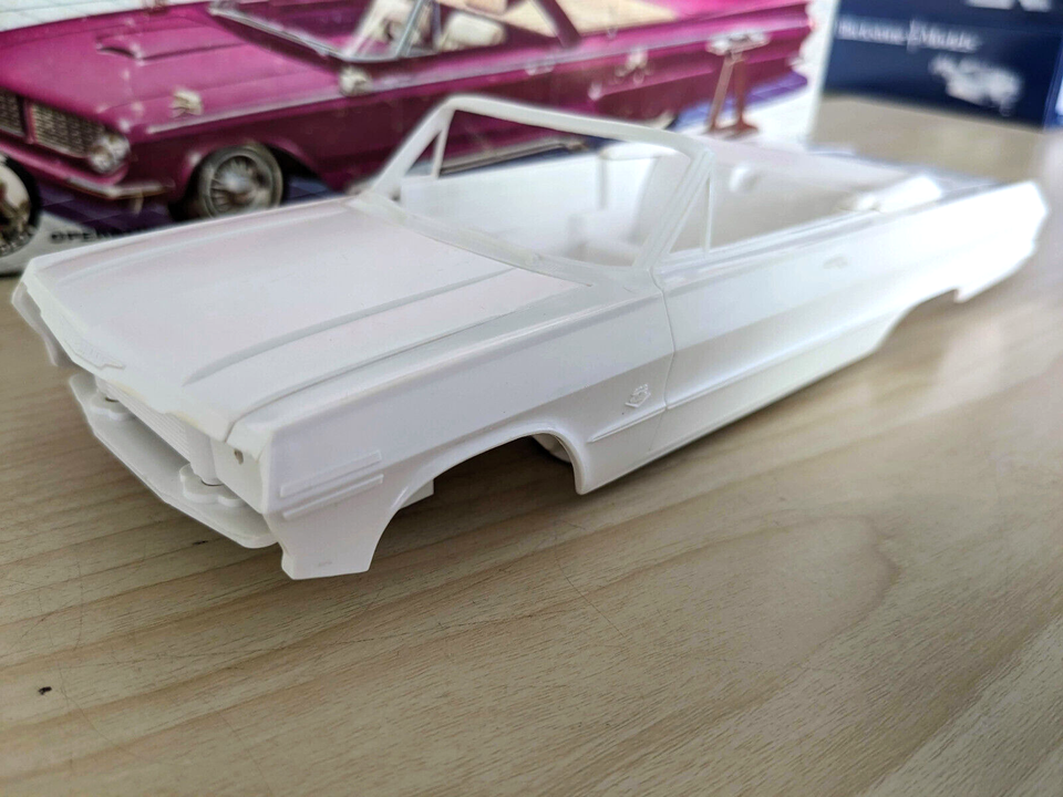 **RARE! *ORIGINAL VINTAGE AMT 1963 CHEVY IMPALA CONV KIT **COMPLETE ...
