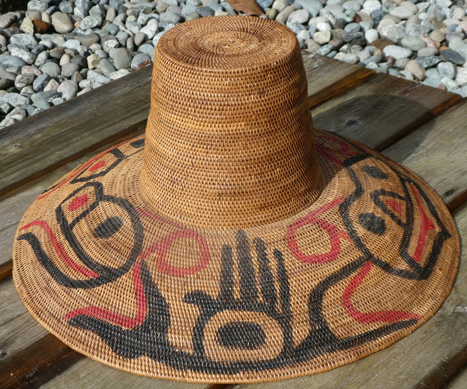 Northwest Coast Chief Hat Potlatch Gift Canada Aboriginal | eBay