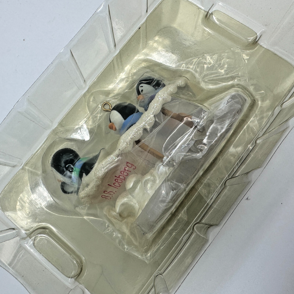 Hallmark Christmas Ornament Arctic Adventurers 2005 Penguins Rowing a ...