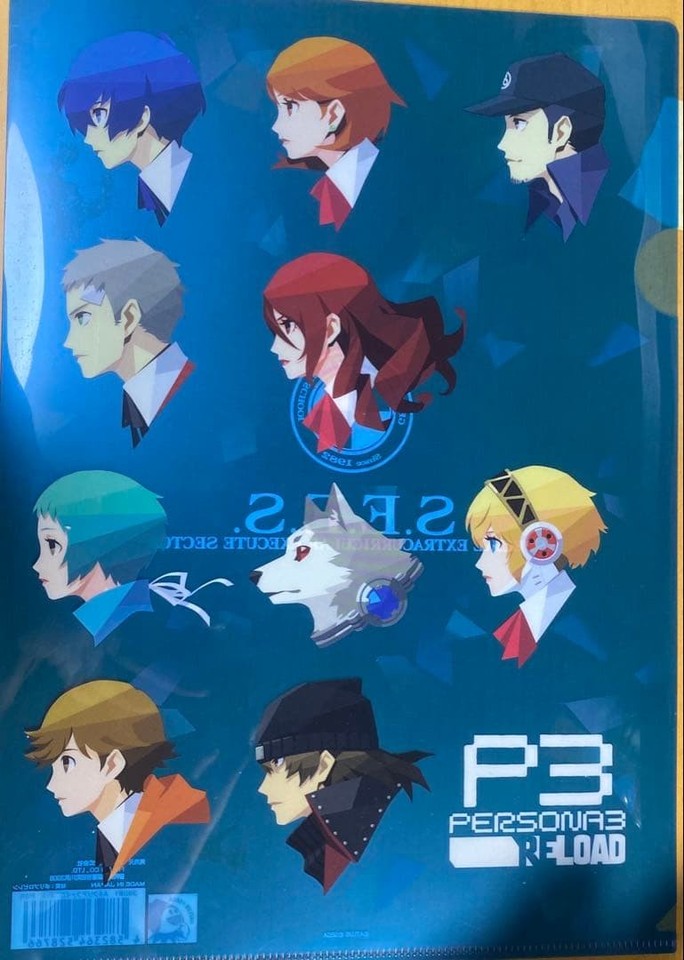 Persona 5 Persona 3 Clear File Folder - New Condition | eBay