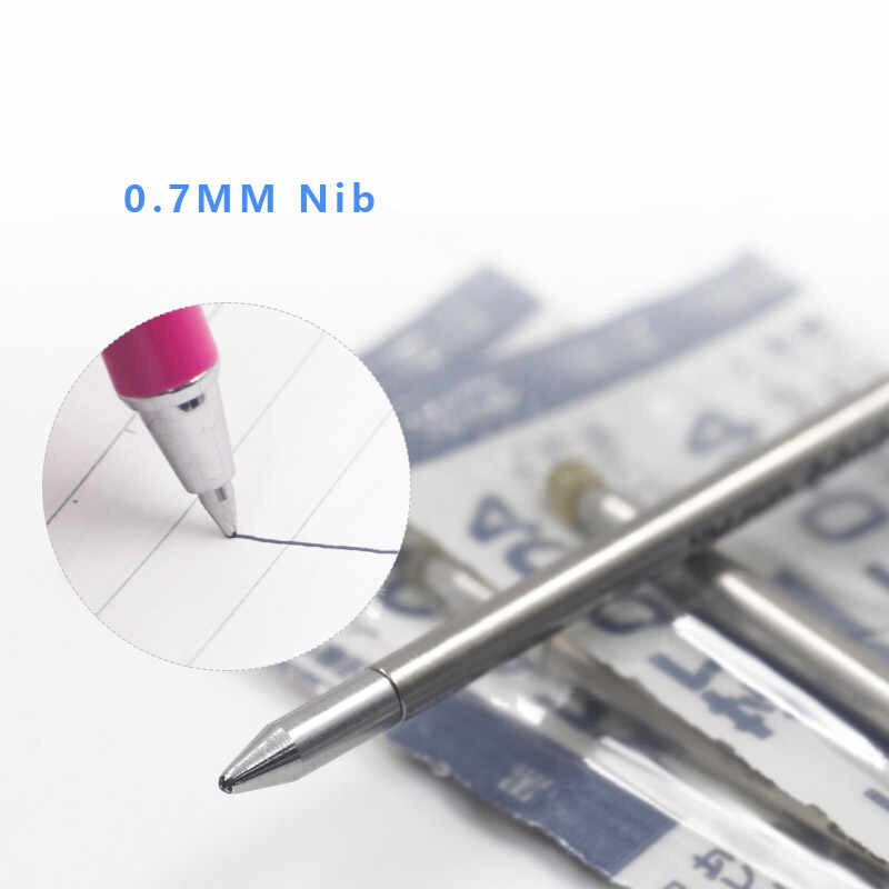 12 pcs ZEBRA 4C OIL BASED BALL POINT PEN REFILL Black 0.7mm - Japan | eBay