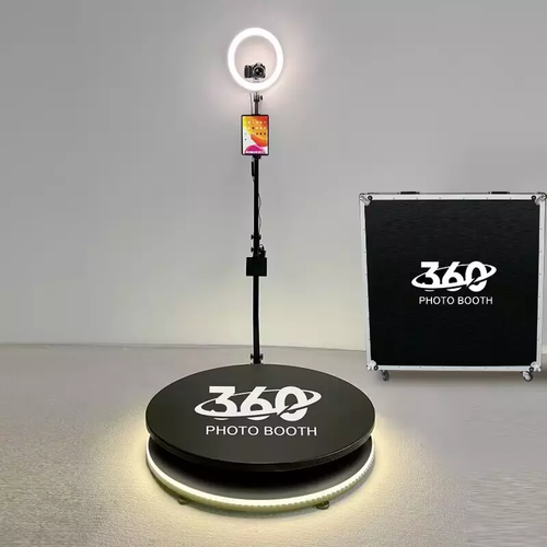 360 Spinning Photo Booth Automatic Rotating Selfie Spinner - 100cm | eBay