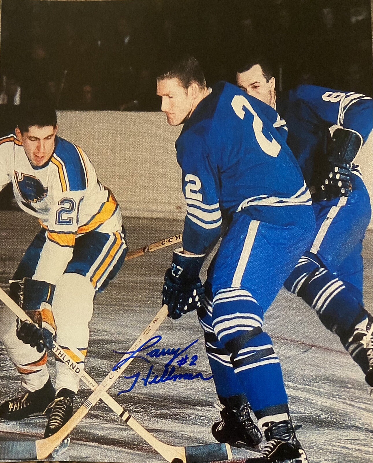 Larry Hillman Signed 8x10 Photo! 4xChamp, Maple Leafs /Canadiens ...