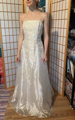 Vintage Y2K Wedding Dress With Corset Back - Excellent Condition | eBay