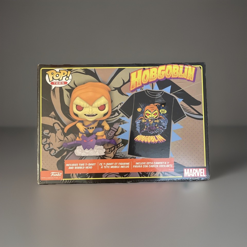 Marvel Funko Pop Tee HOBGOBLIN (Glow) Vinyl Figure and XL Shirt TARGET ...