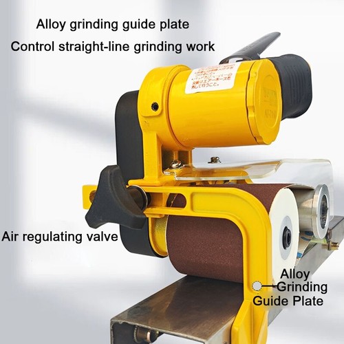 Pneumatic Belt Sander Wire Drawing Machine Stainless Steel Metal Rust ...