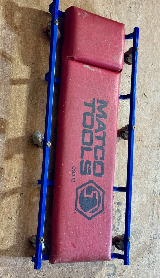 Vintage Matco Tools - Limited Edition - Creeper - RED and BLUE | eBay