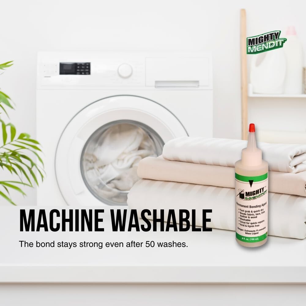 Mighty MENDIT™, Permanent Fabric Adhesive, Flexible Stretchable ...