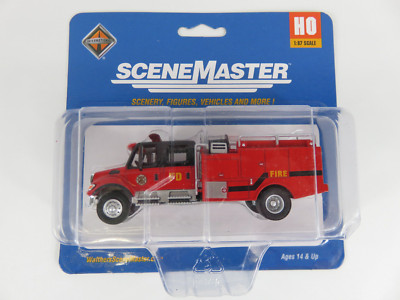 Walthers SceneMaster 949-11920 HO International 7600 Crew-Cab Brush ...