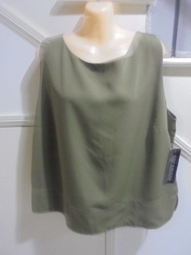 SYCAMORE LABEL made in NZ NWT SIZE 18 Khaki Green Lined TOP | eBay ...