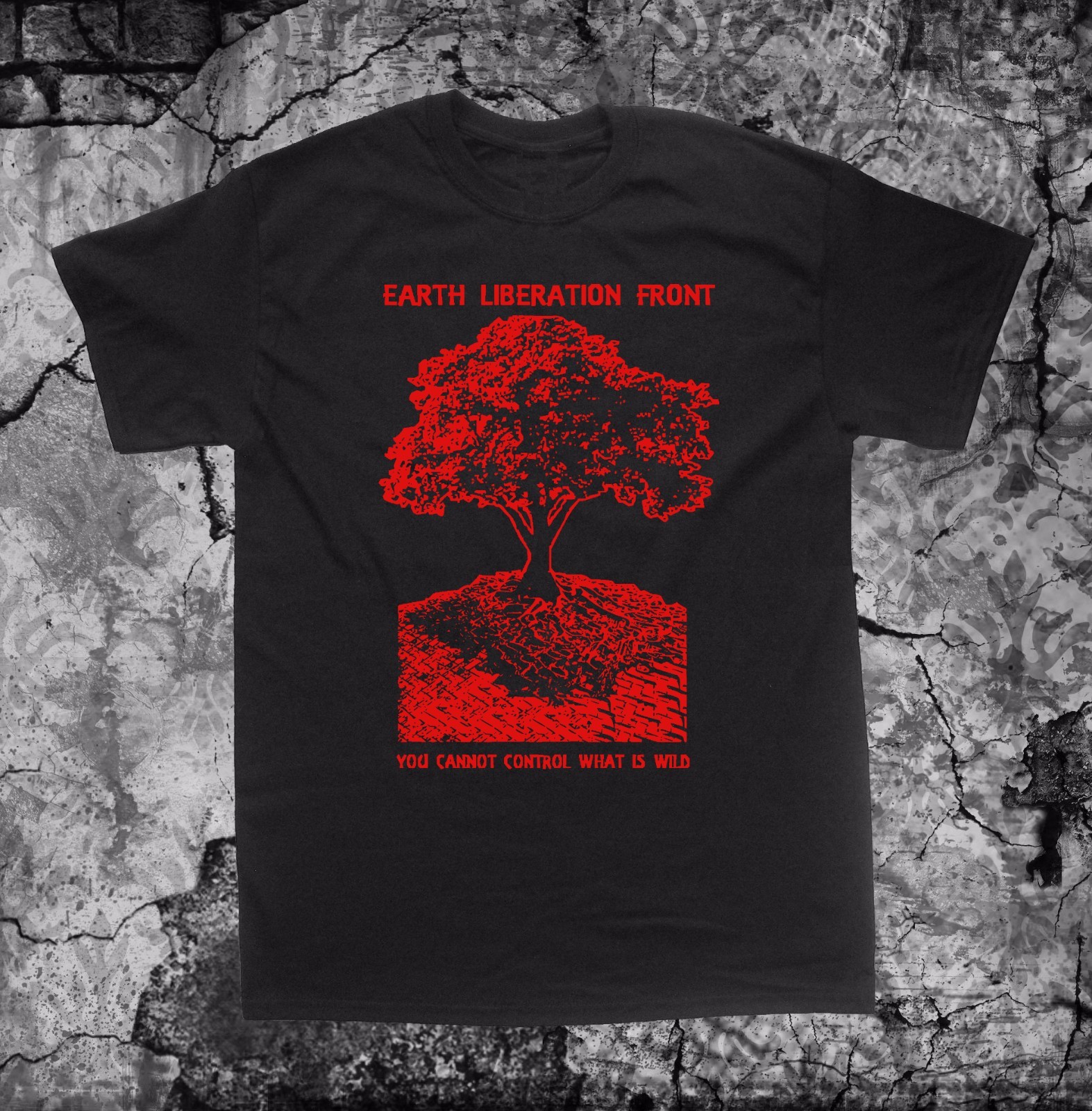 Earth Liberation Front T Shirt First Rights Animal Human ELF ALF ...