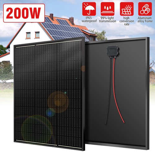 Solar Panels 200 Watt High Efficiency Monocrystalline PV Module Power ...