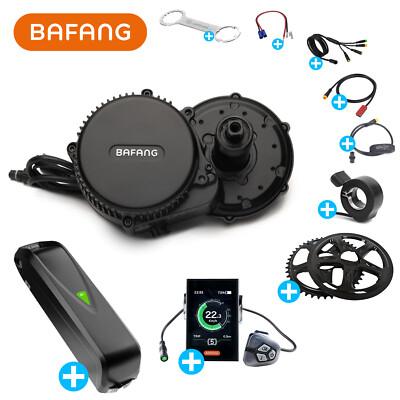 Bafang E-bike mid-motor BBS01 conversion kit with battery & accessories ...